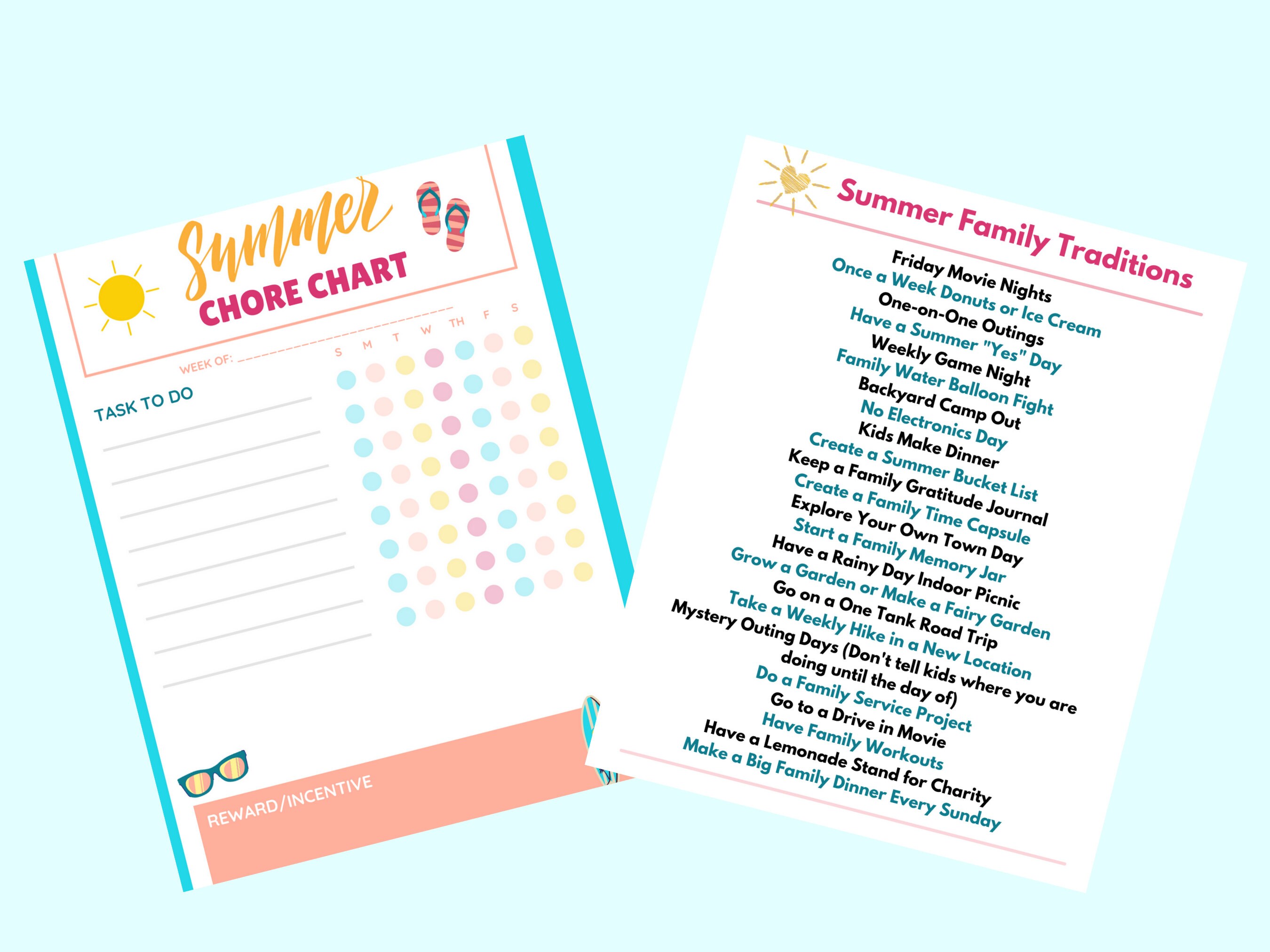 Stress Free Summer Guide for Moms, Summer Printables for Kids, Summer ...