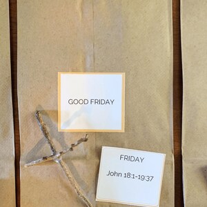 PRINTABLE Easter Countdown, Holy Week Countdown Labels, Lent, Easter ...