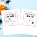 PRINTABLE Boo Basket Cards, Boo Basket Activity, You've Been Booed ...