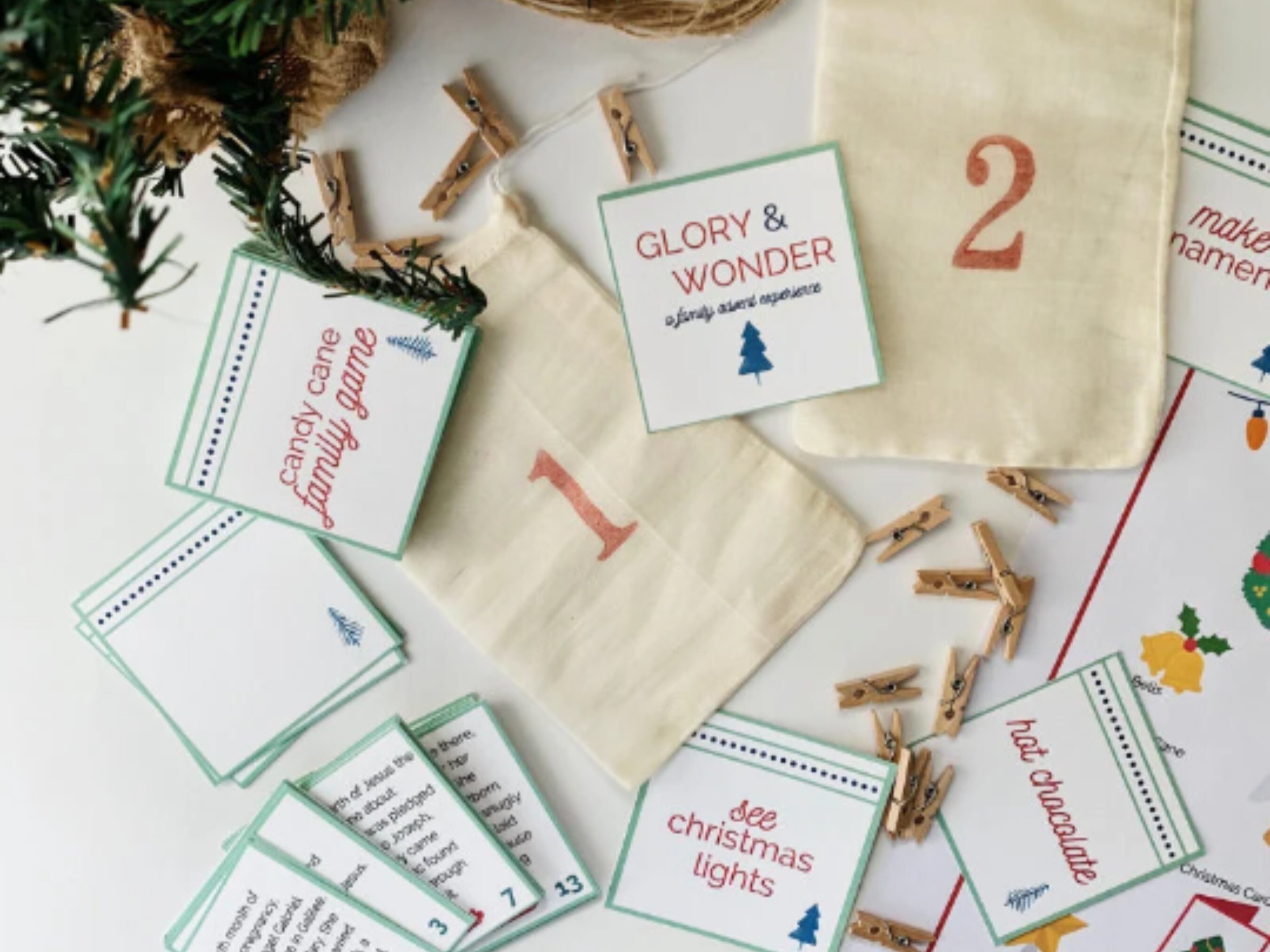 Physical Product Advent Kit, Advent Kit for Families, Advent Countdown ...