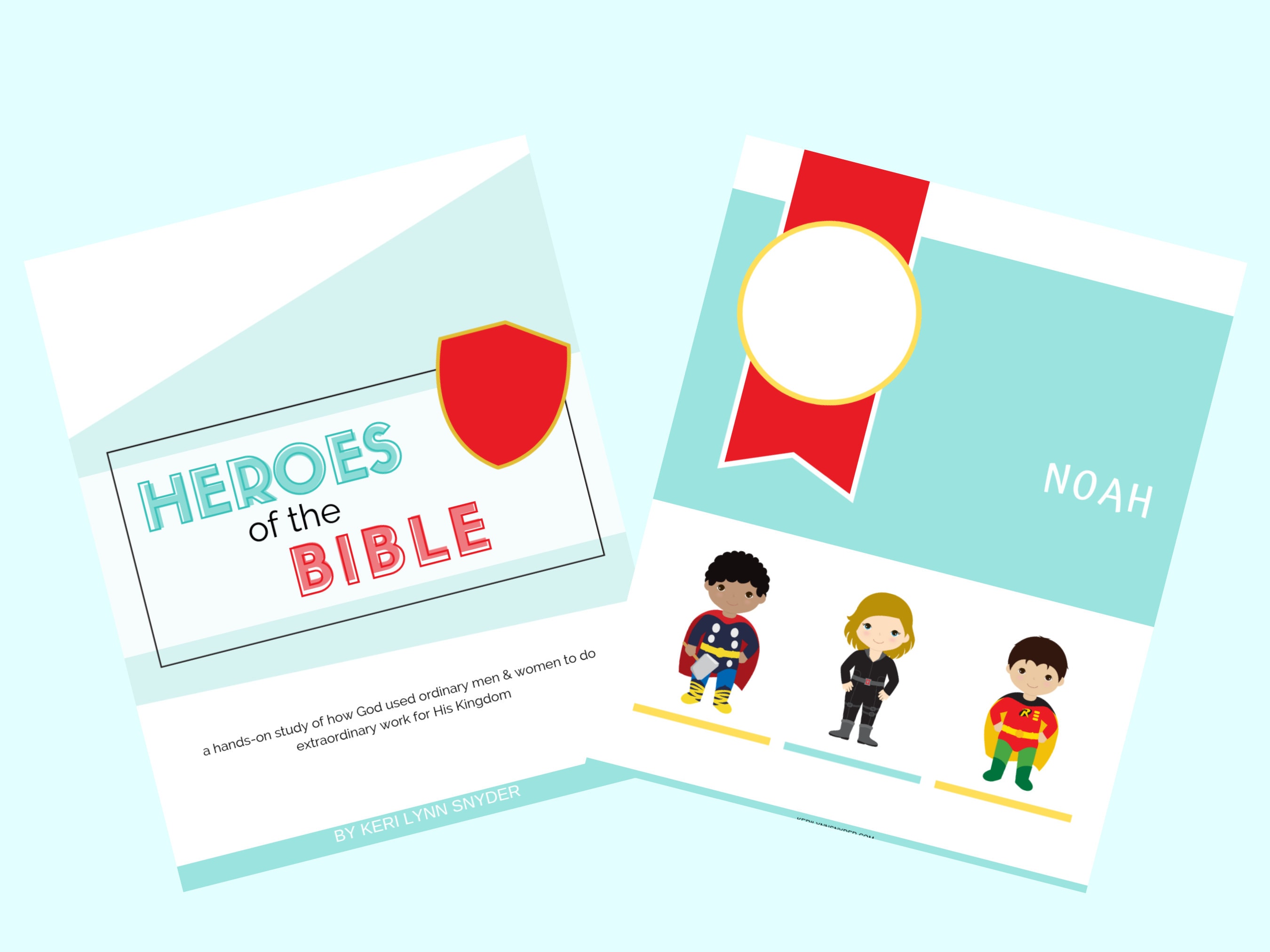 PRINTABLE Heroes of the Bible Activity Packet, Bible Activity, Kids ...