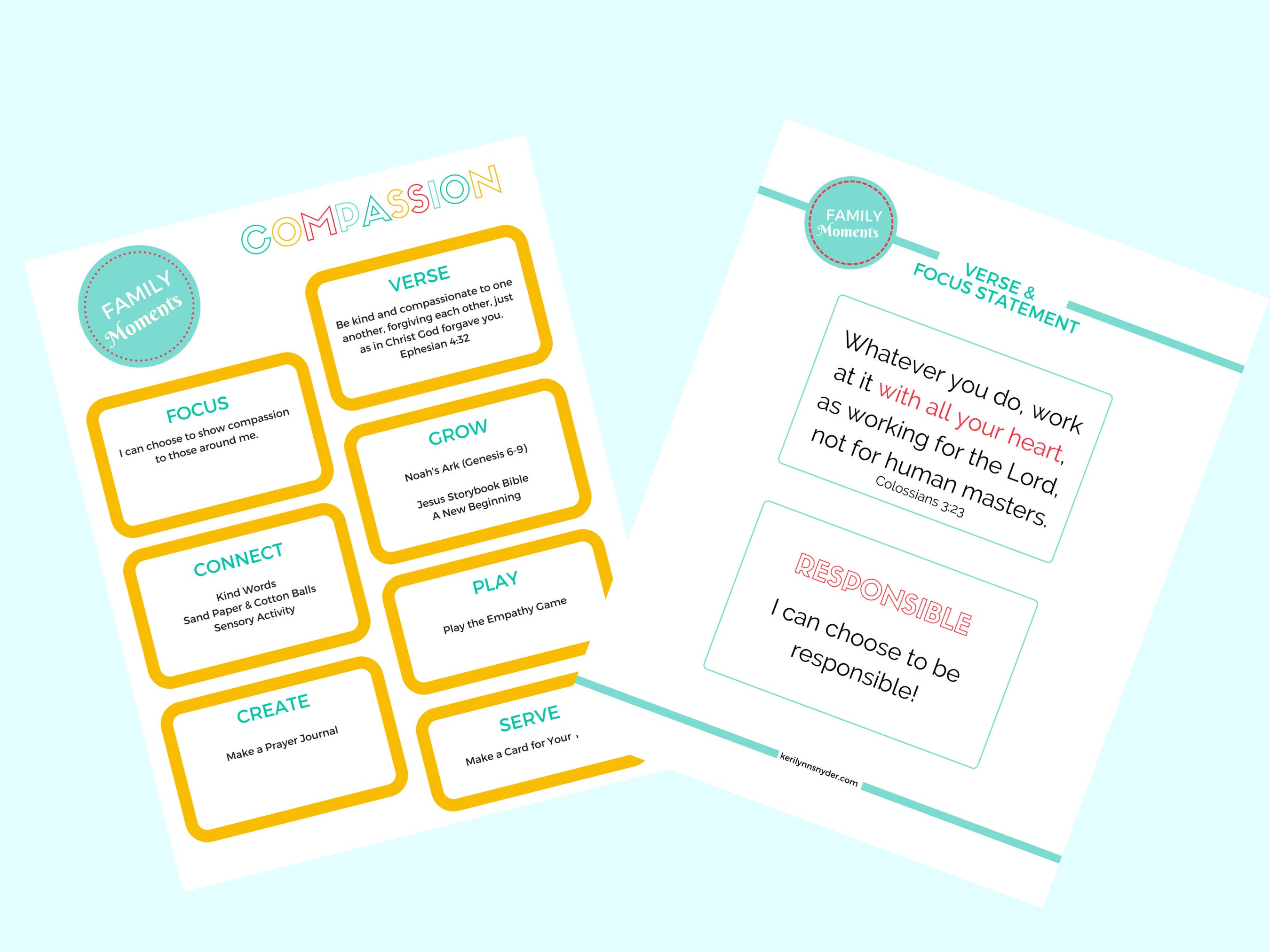 PRINTABLE Family Devotions, Family Night Activities, Bible Activities ...