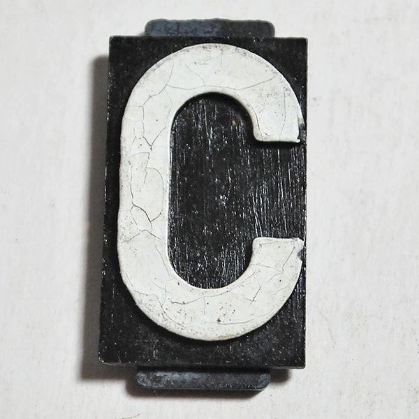 Metal Letter C - Etsy