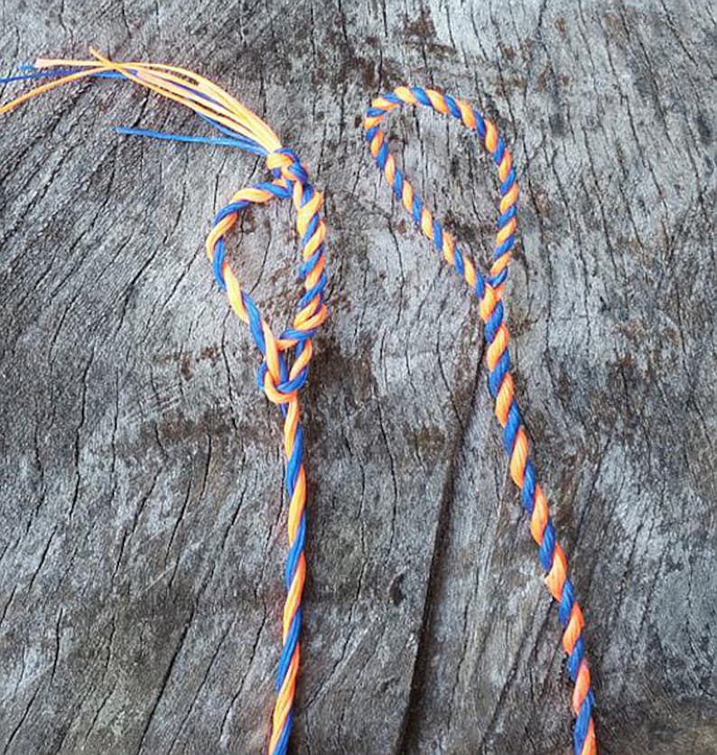 Bowstring: Two-bundle Single-loop Flemish Twist - Etsy