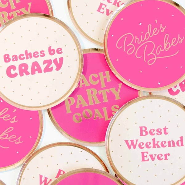 Party Paper Plates - Etsy