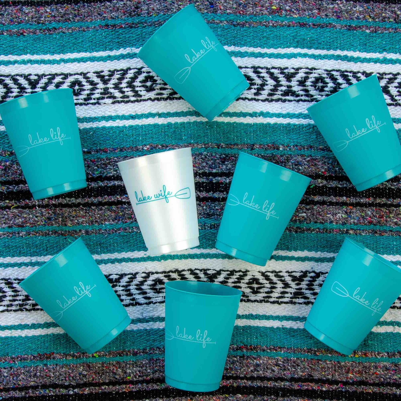Lake Life Bachelorette Party Cups 12 Pack 16 Oz Reusable - Etsy