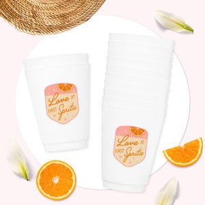 Love at First Spritz Bachelorette Cups, 12 Pk 16 Oz | Custom Designed ...