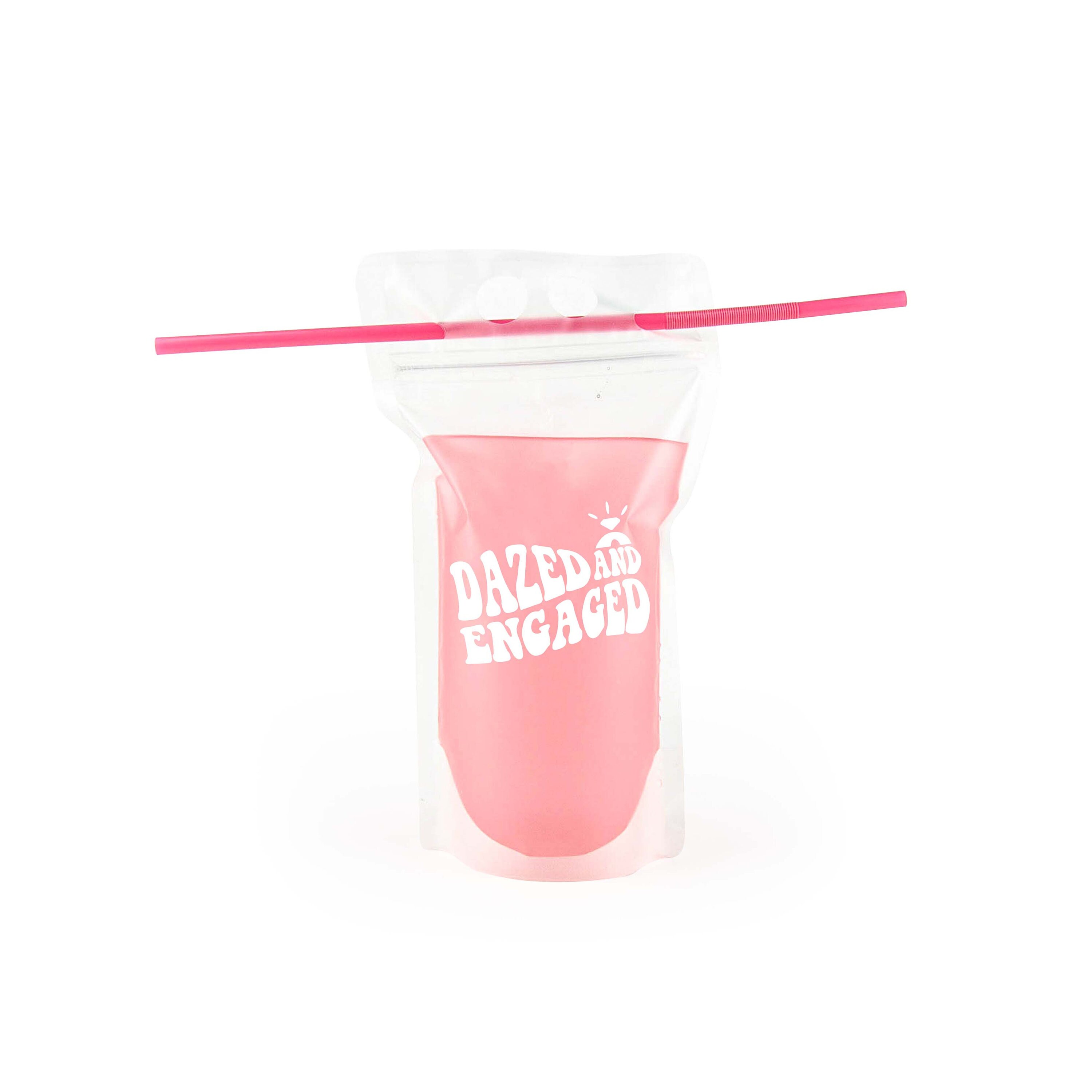 Dazed & Engaged Drink Pouches | Reusable Bridesmaid Booze Bags With ...