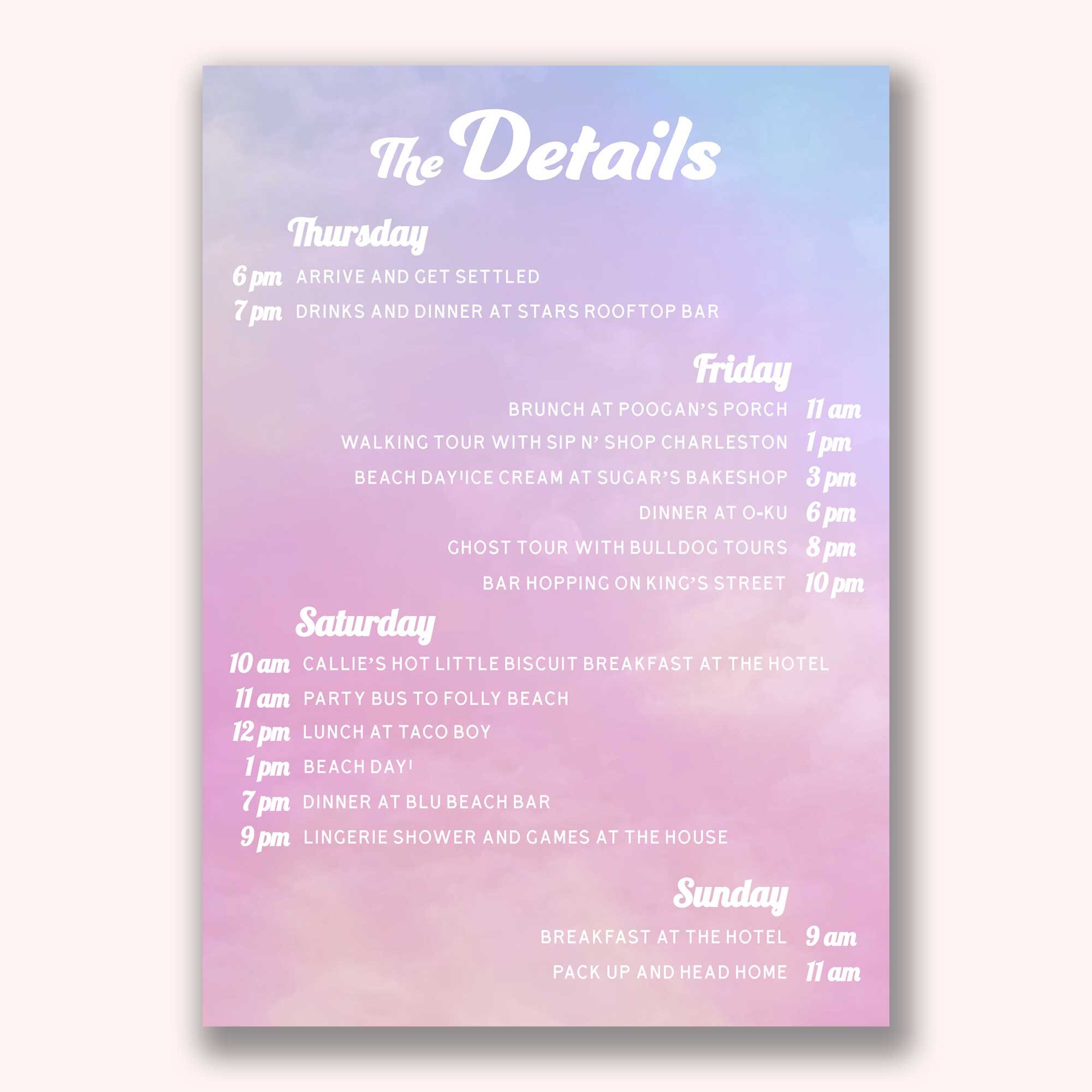 Best Weekend Ever Customizable Party Invitation Template - Etsy