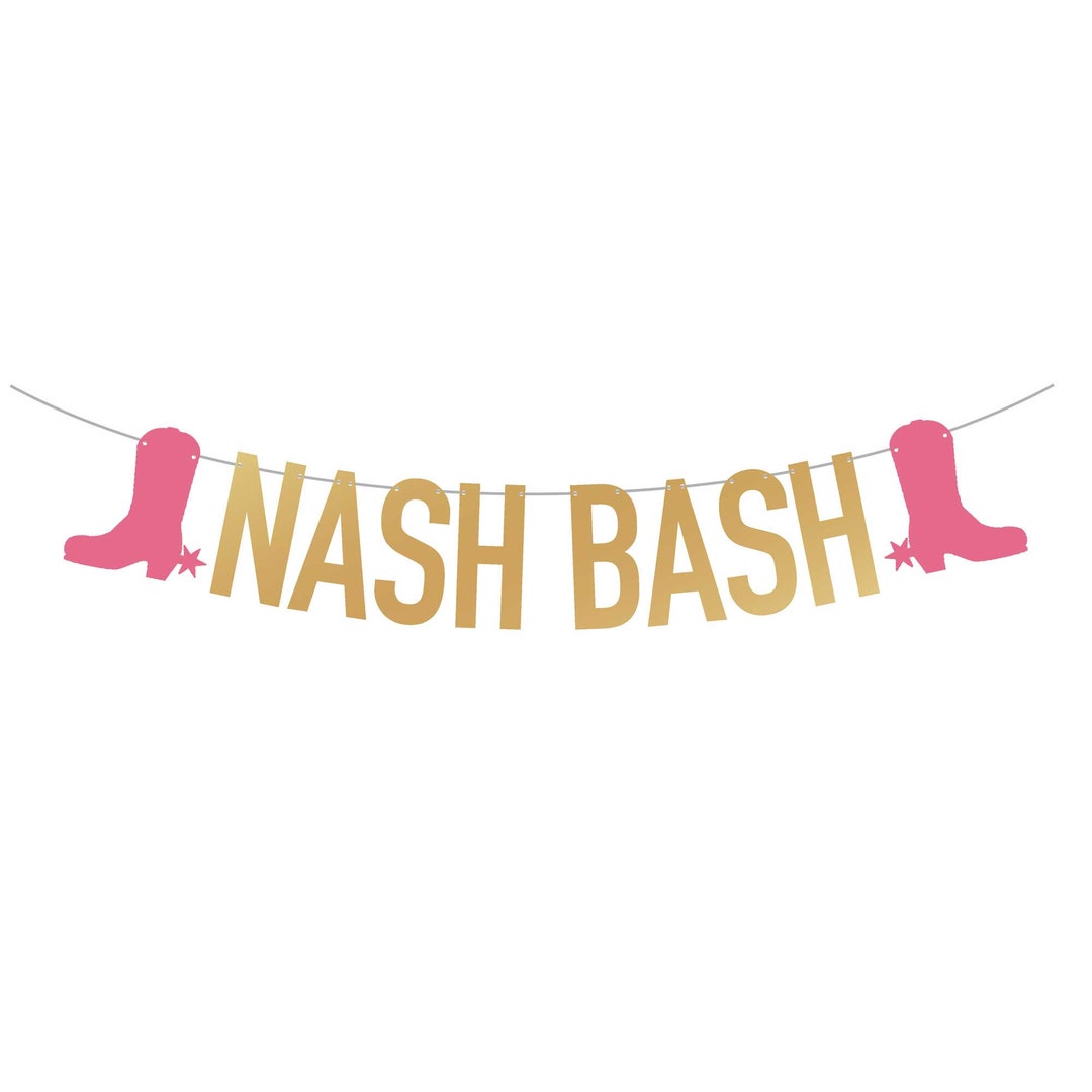 Nash Bash Bachelorette Party Banner | Nashville Bridal Decorations ...