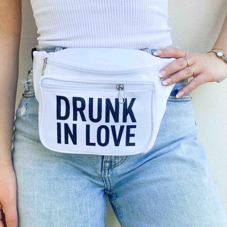 Drunk in Love Fanny Packs | Zippered Belt Bags | Adjustable Waistband ...