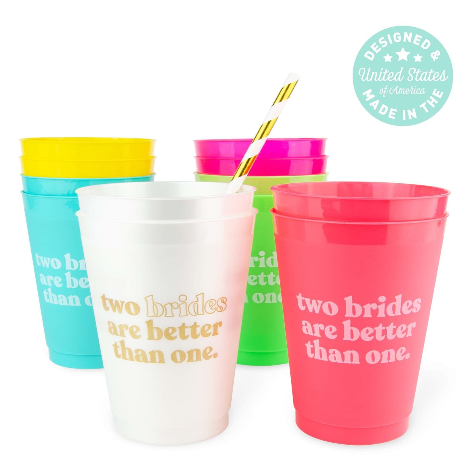 LGBTQ Bachelorette Party Cups 12 Pack 16 Oz Reusable - Etsy