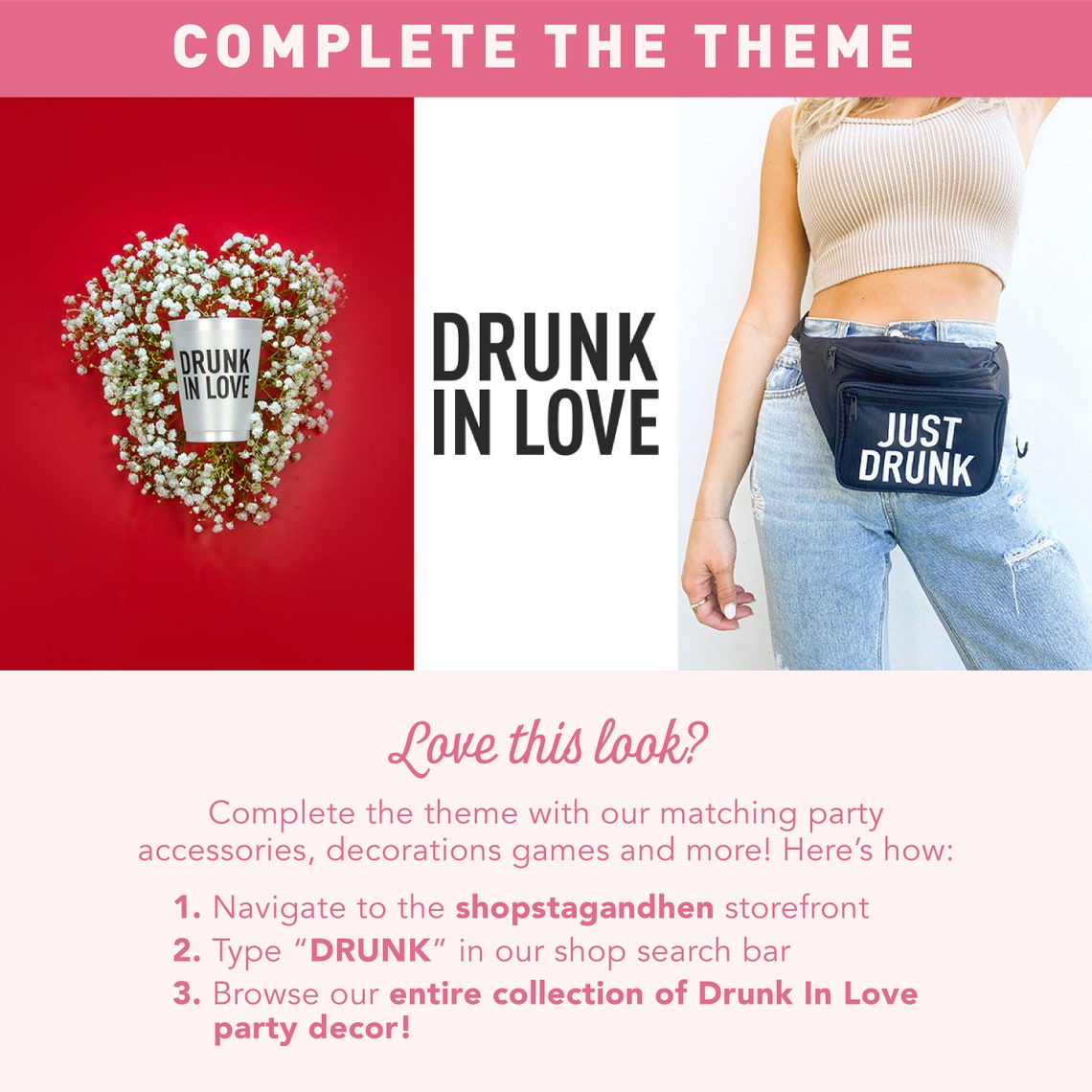 Drunk in Love Bachelorette Party Banner Beyoncé Bridal - Etsy