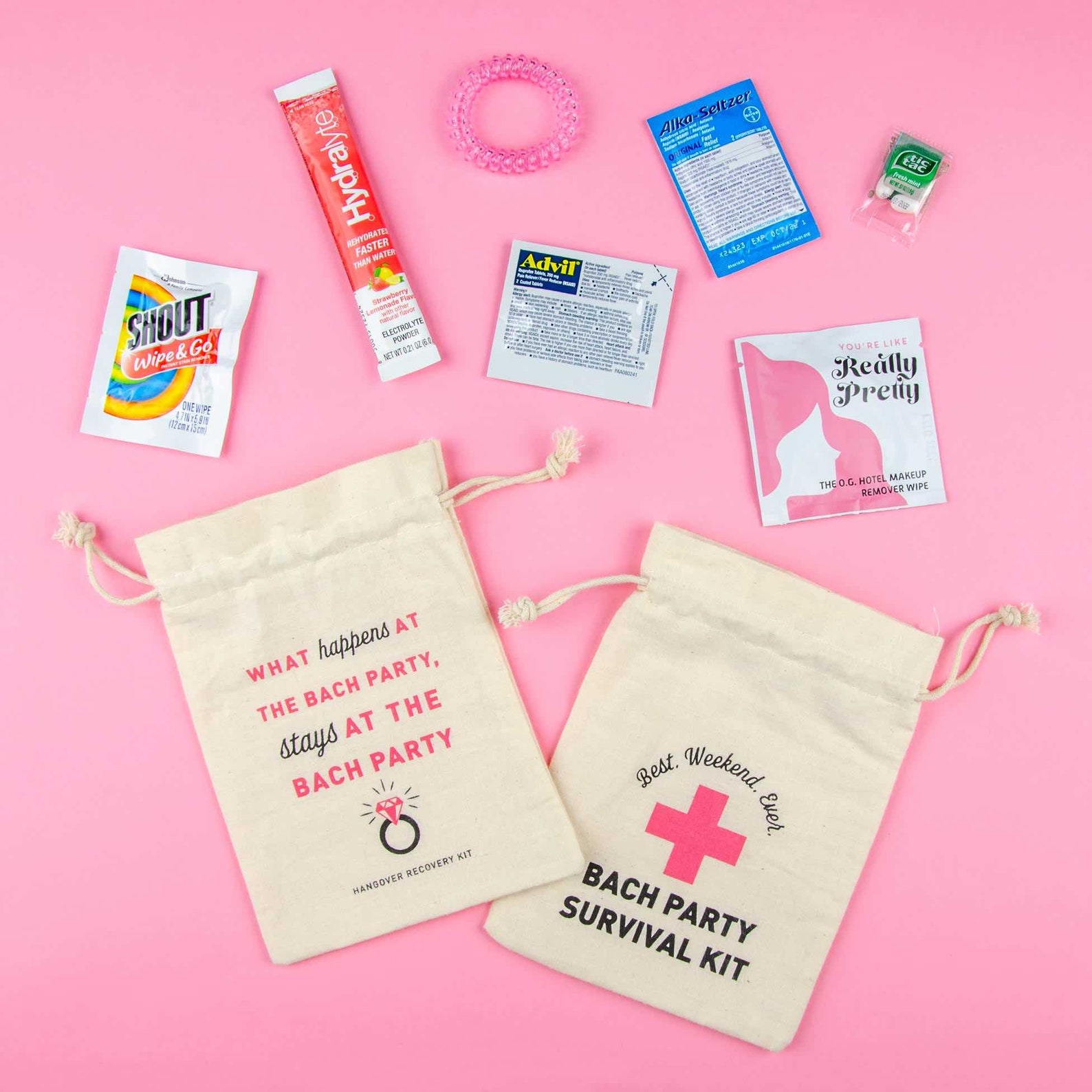 Bachelorette Hangover Survival Kit With Supplies or Empty Bachelorette ...