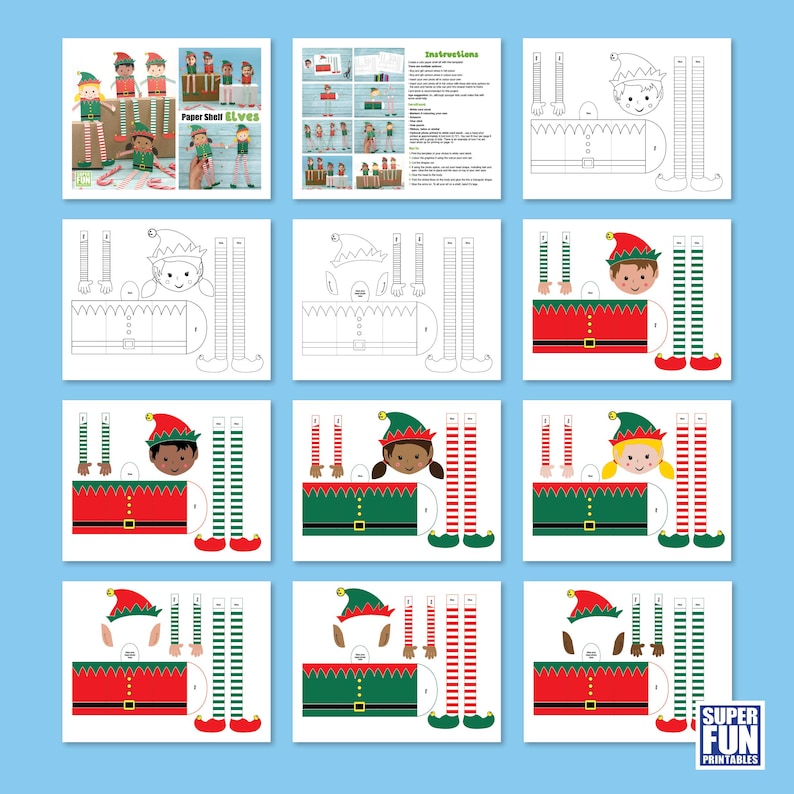 Elf Shelf Papercraft - Etsy