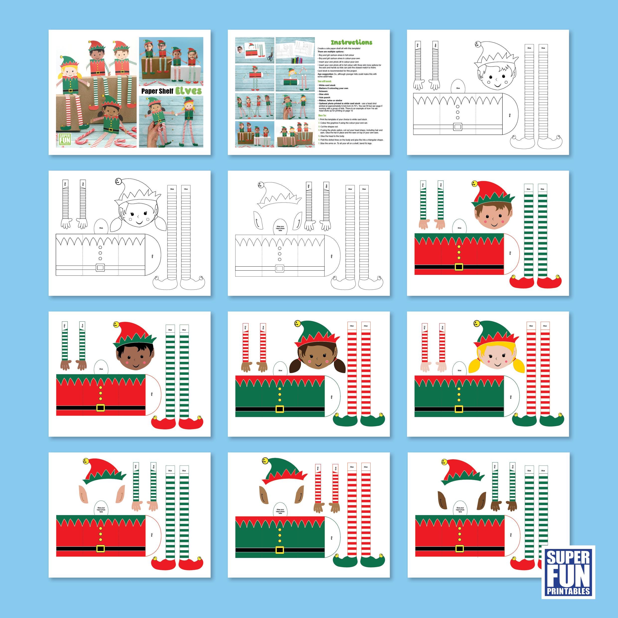 Elf Shelf Papercraft - Etsy