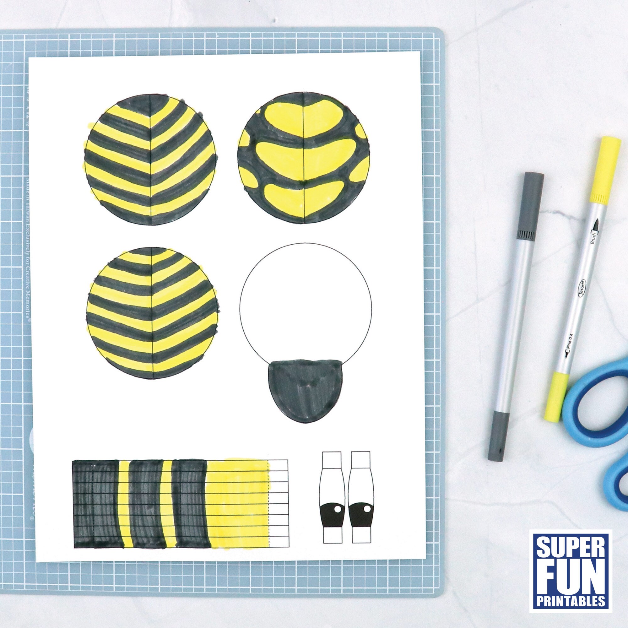 3D Paper Spider Craft - Etsy