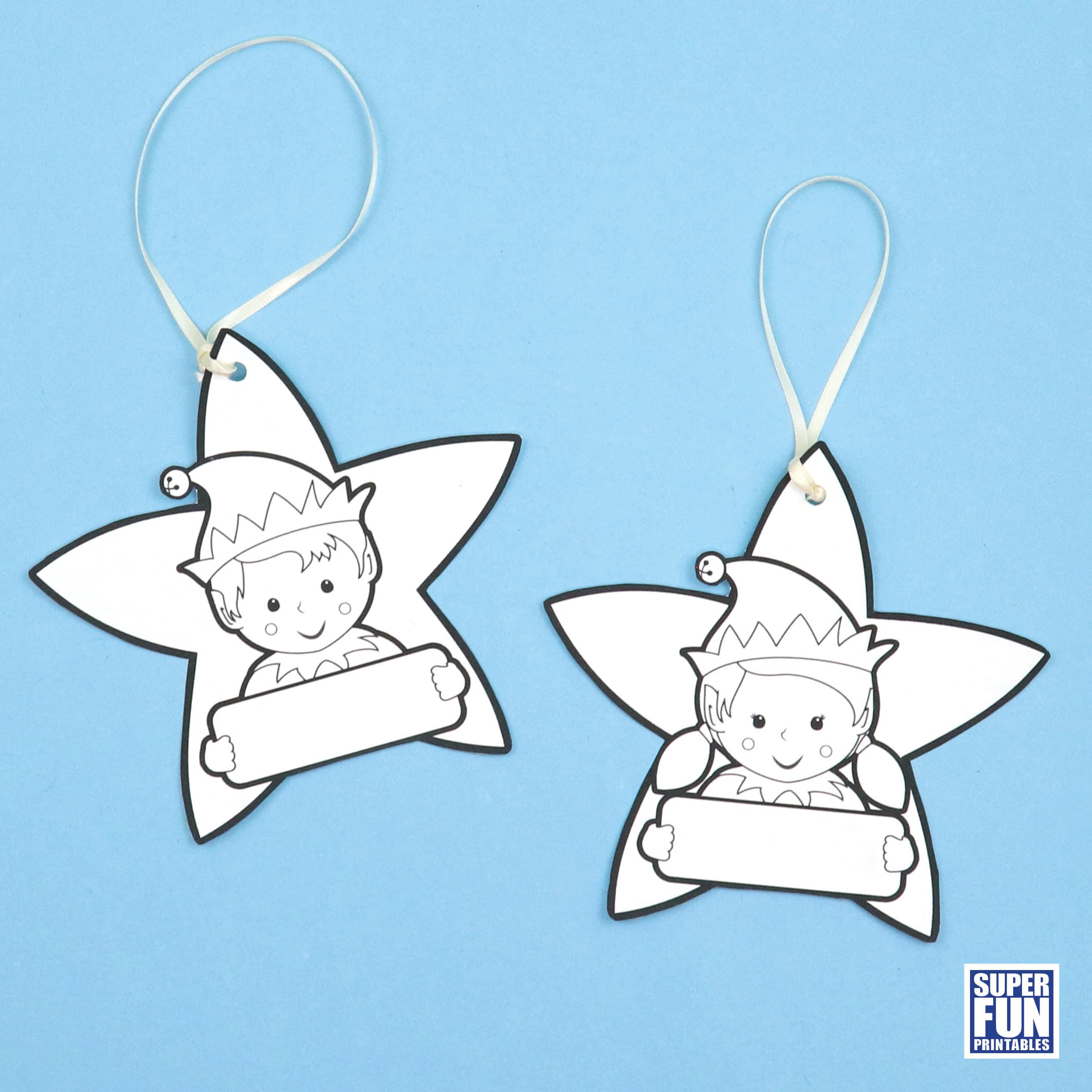 Elf Star Ornament - Etsy