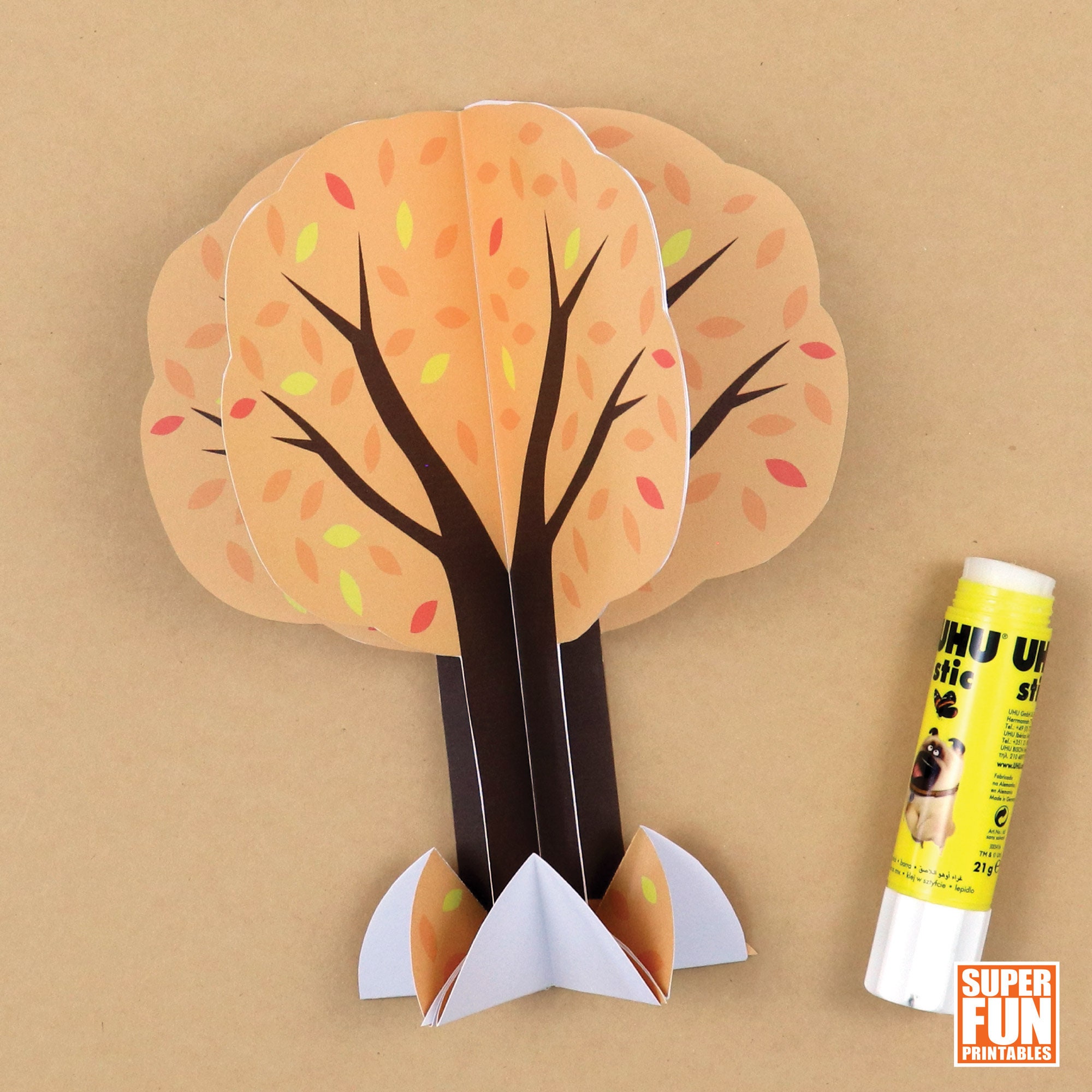 Woodland Animal Paper Craft - Etsy