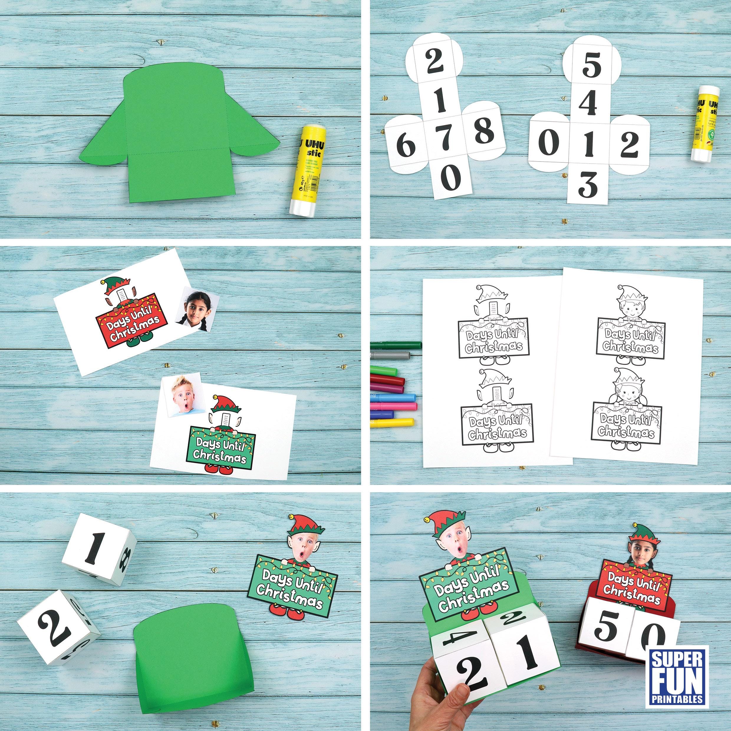 Elf Christmas Countdown Calendar - Etsy