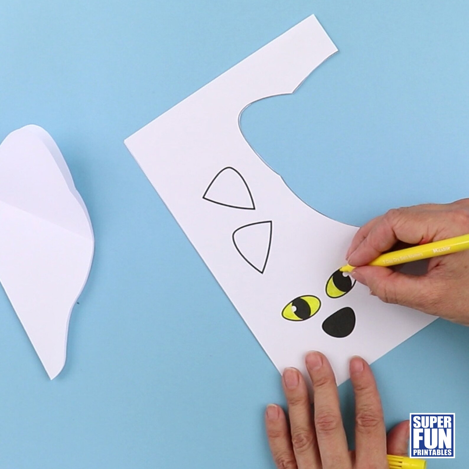 3D Arctic Fox Paper Craft - Etsy