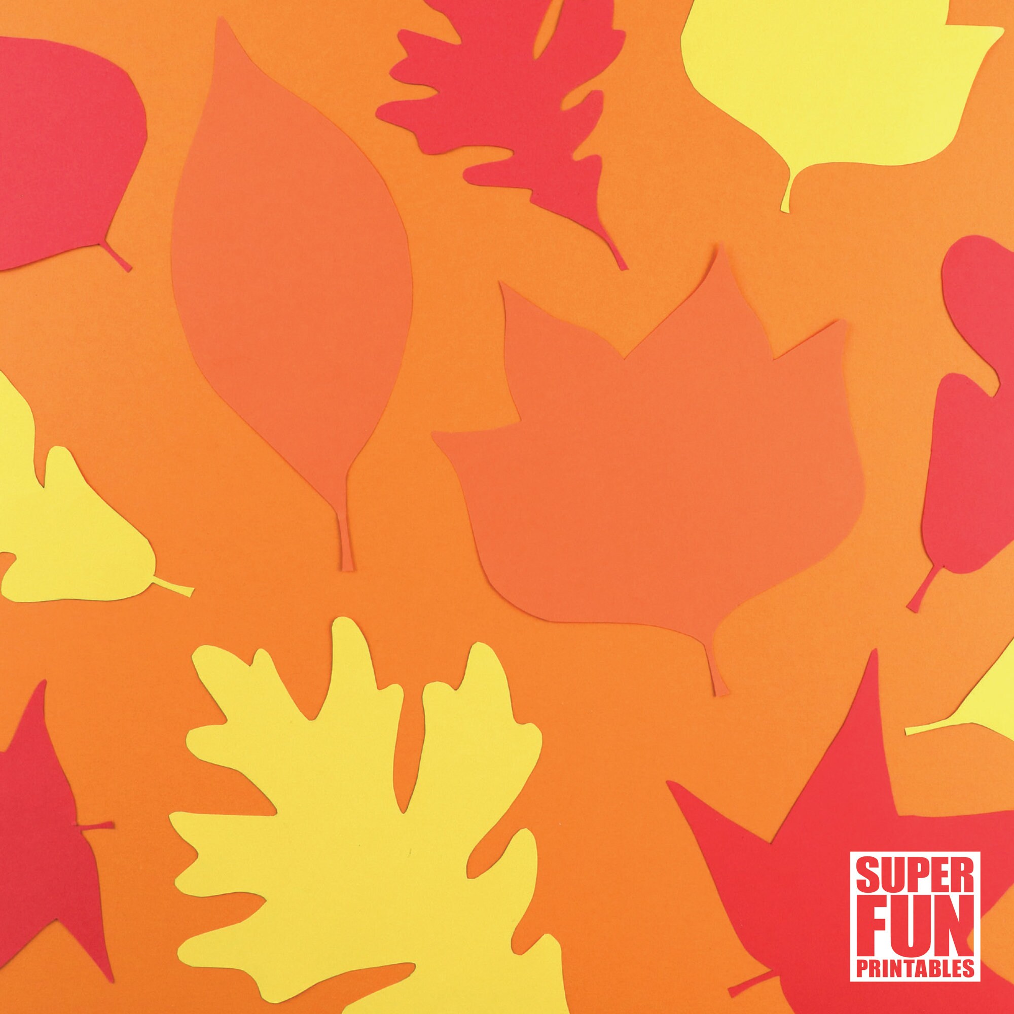 Fall Paper Leaf Templates - Etsy