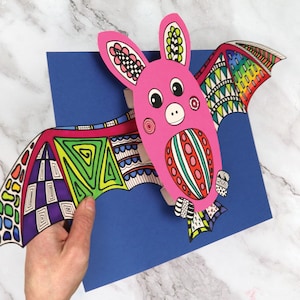 3D Bat Craft - Etsy