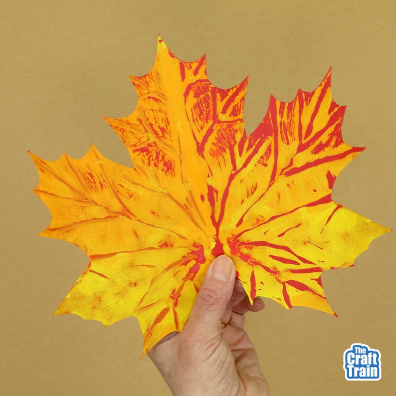 Leaf Squish Art Printing - Etsy