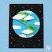 3D Planet Earth Craft - Etsy