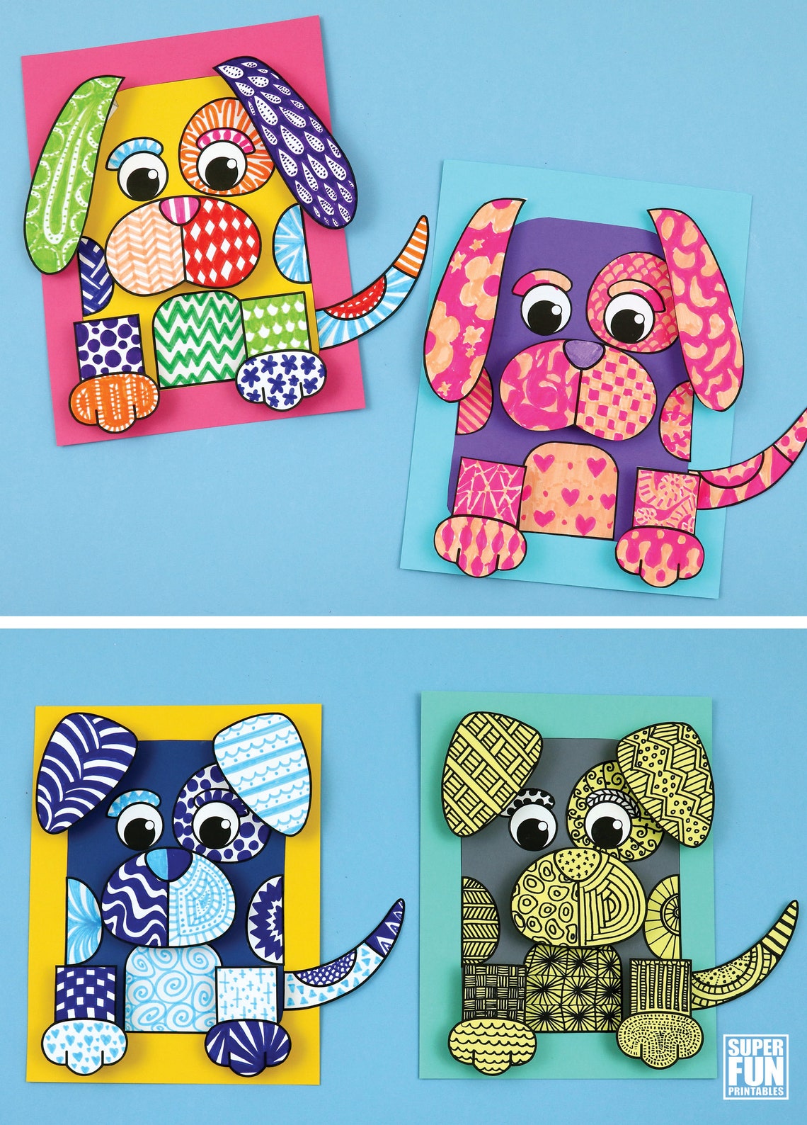 3D Doodle Art Dog - Etsy Australia