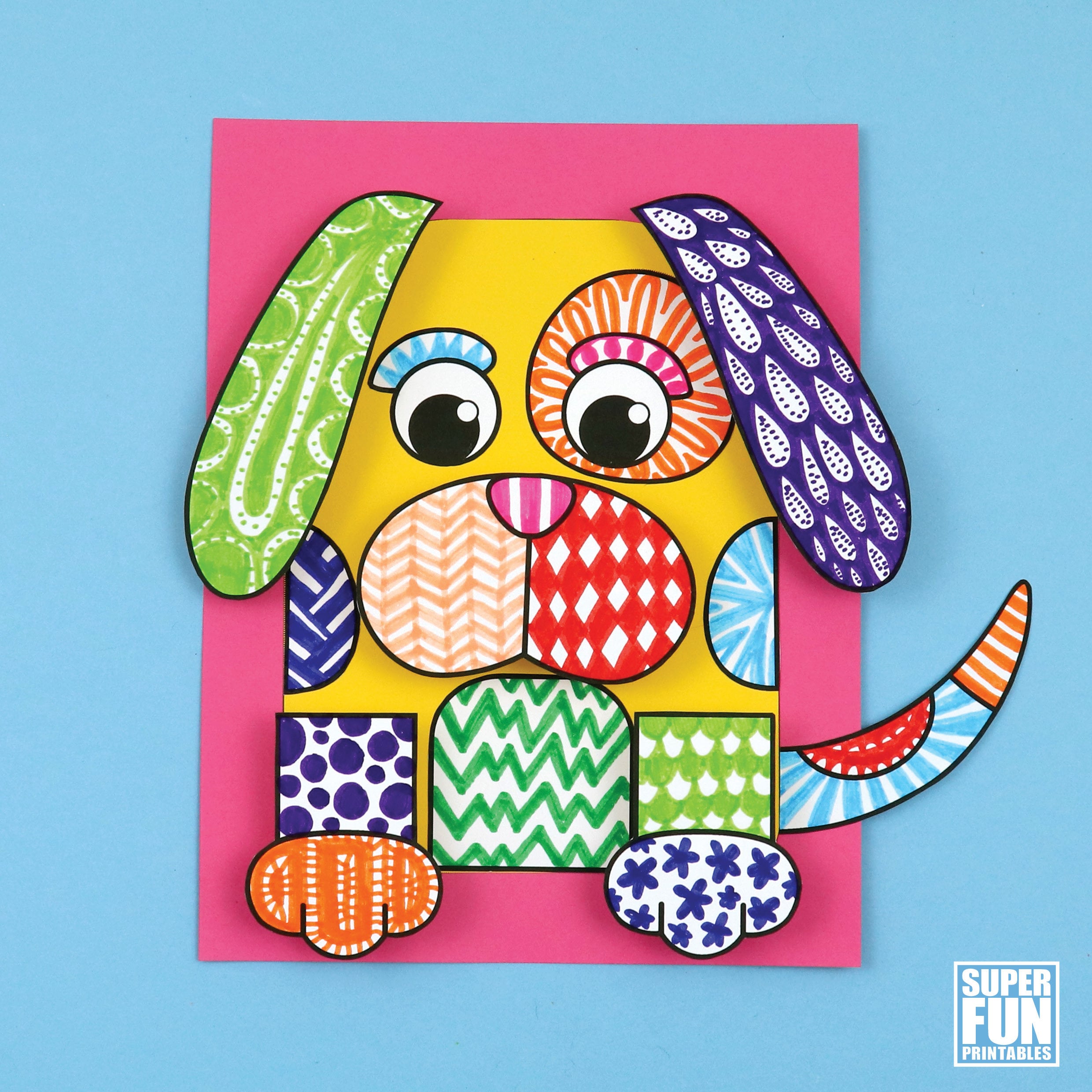 3D Doodle Art Dog - Etsy Australia