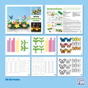 Butterfly Garden Egg Carton Craft - Etsy