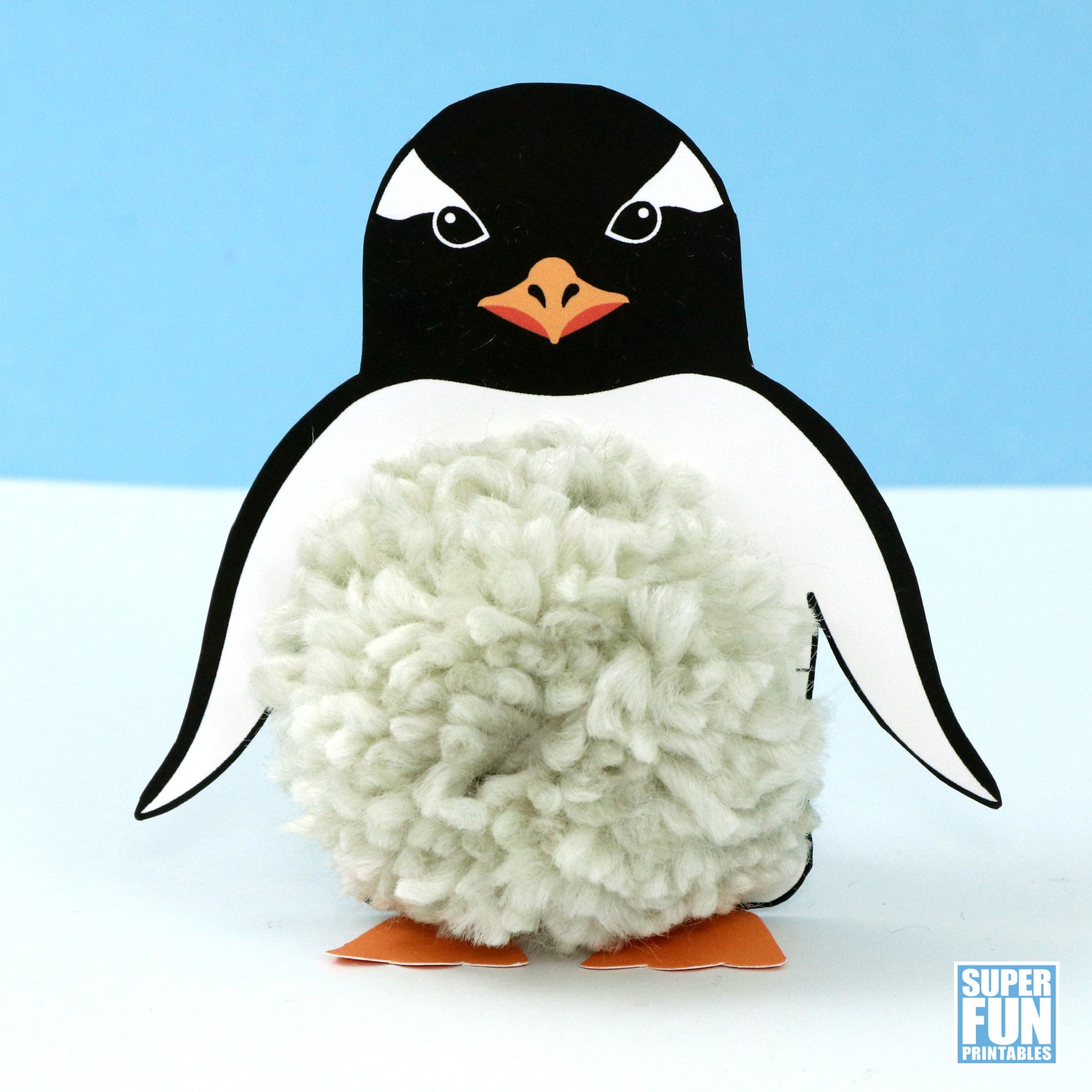 Pom Pom Penguin Craft - Etsy