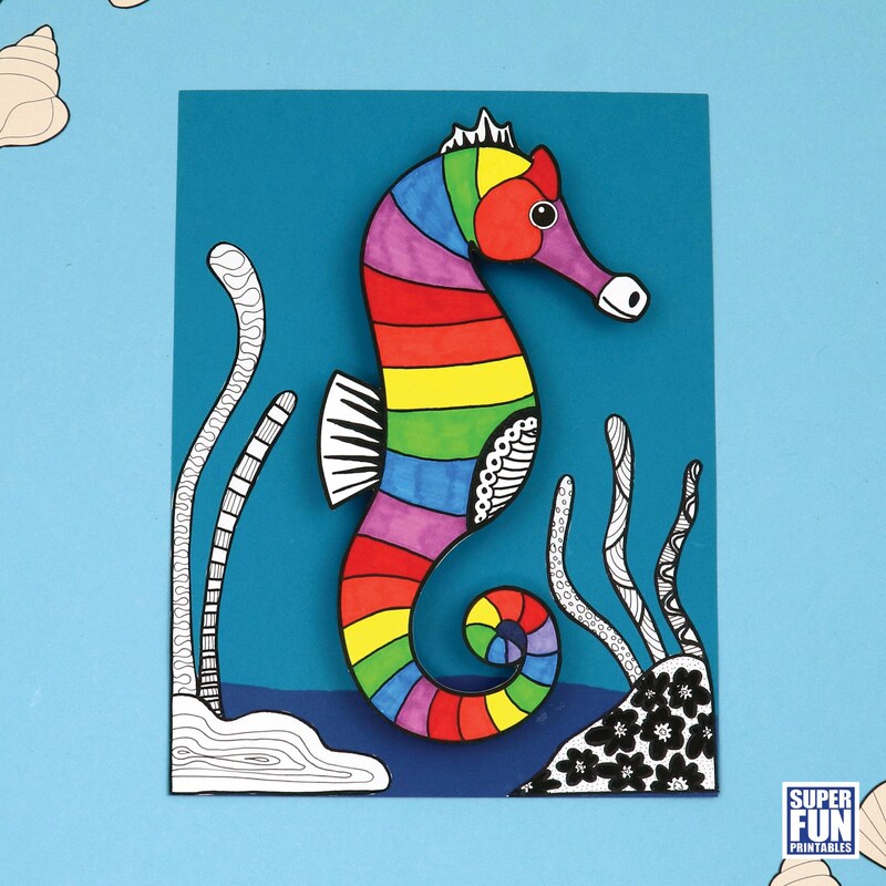 3d Paper Ocean Art - Etsy