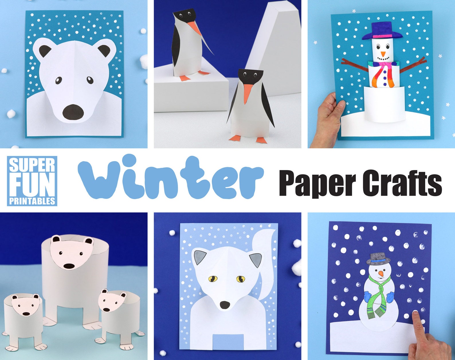 Winter Paper Craft Bundle - Etsy Canada