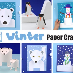 Winter Paper Craft Bundle - Etsy Canada