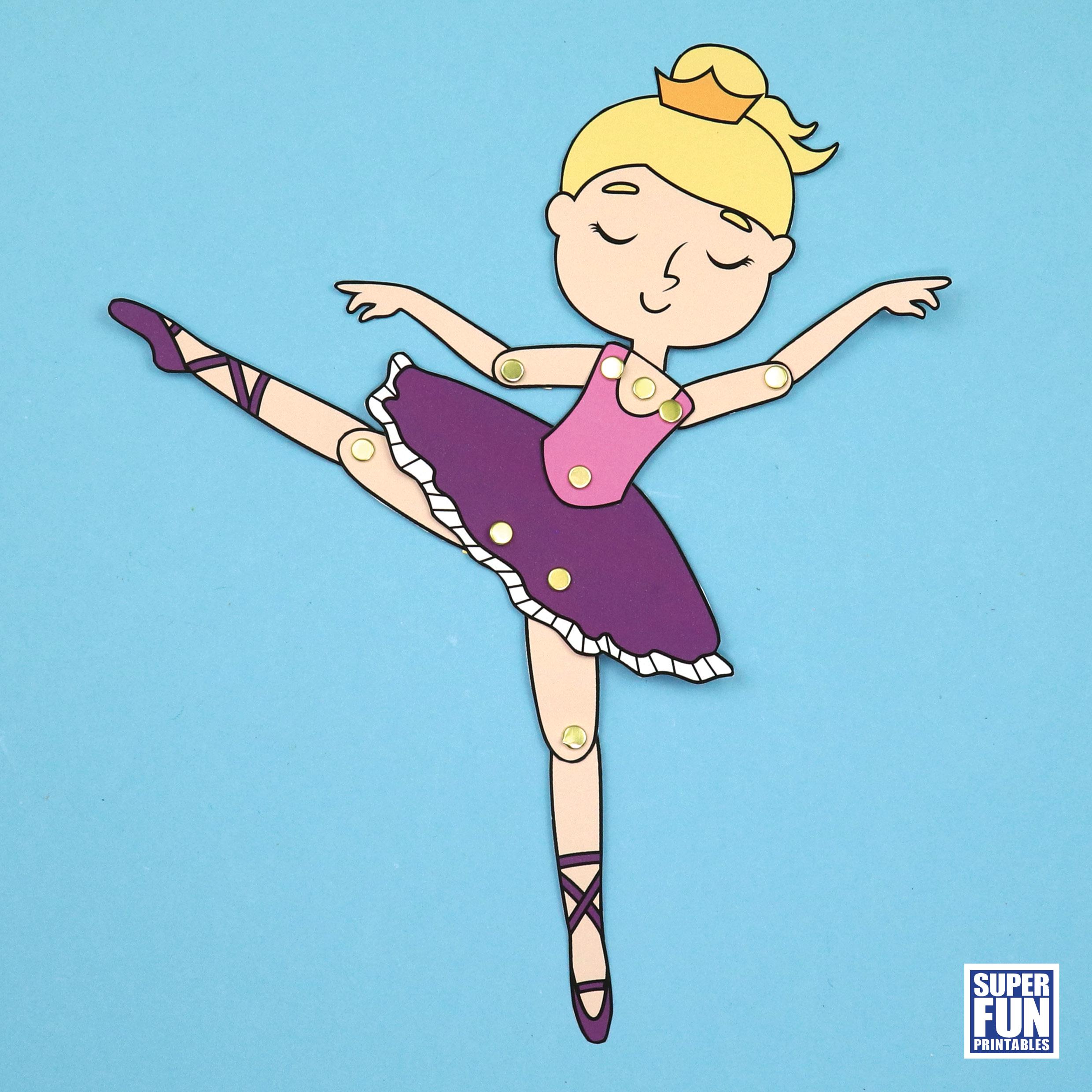 Ballerina Paper Dolls - Etsy
