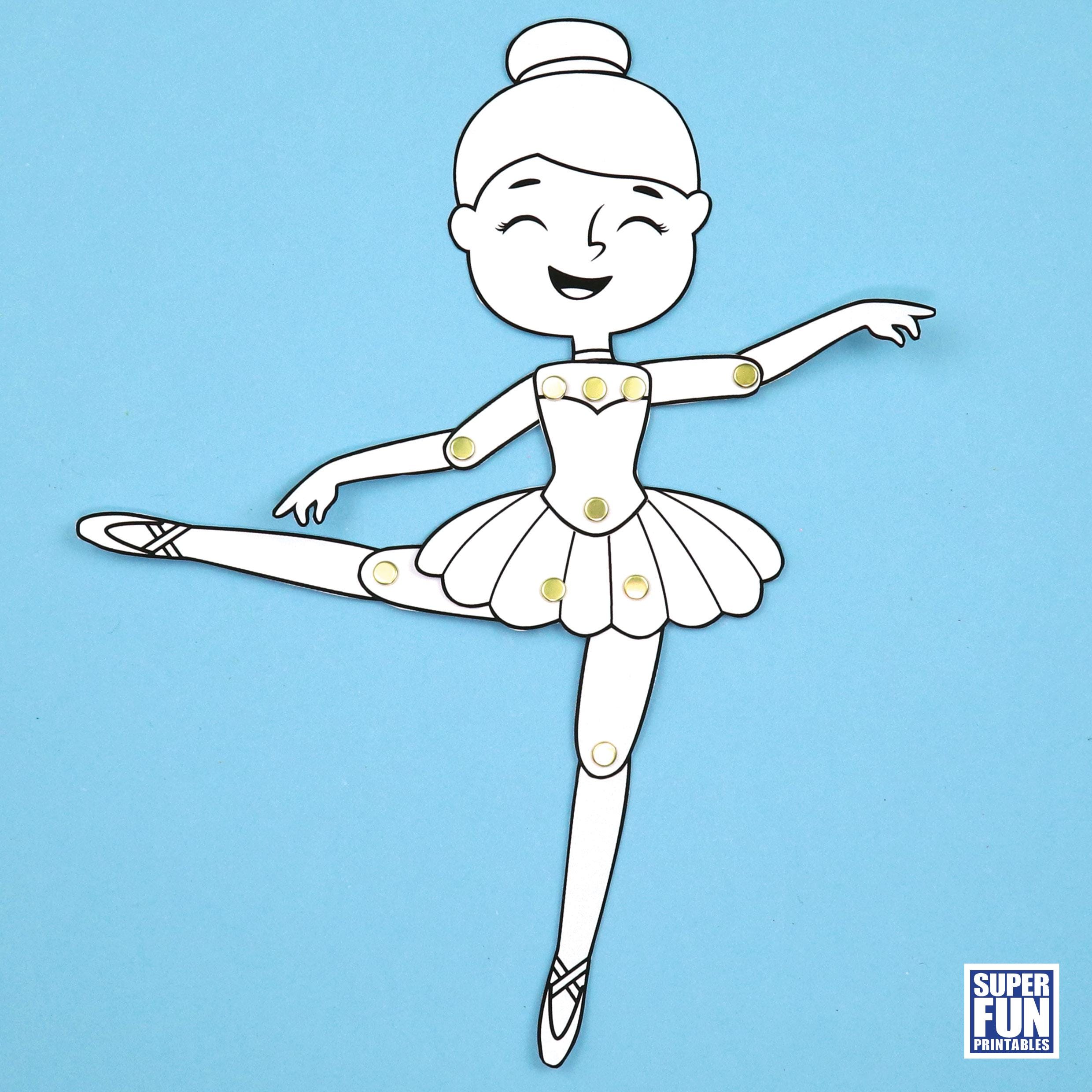 Ballerina Paper Dolls - Etsy