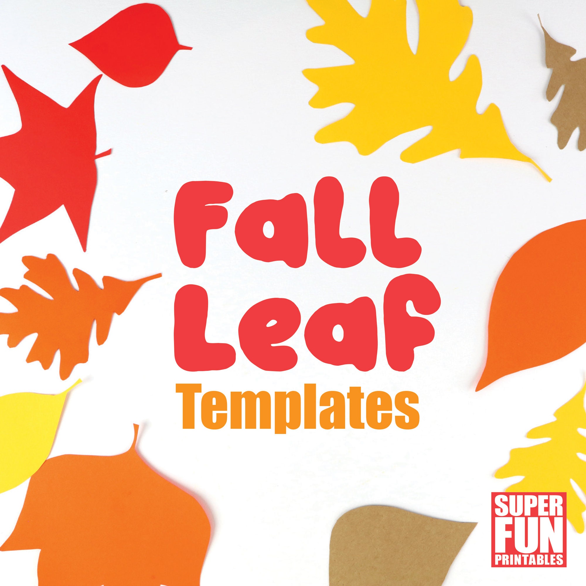 Fall Paper Leaf Templates - Etsy