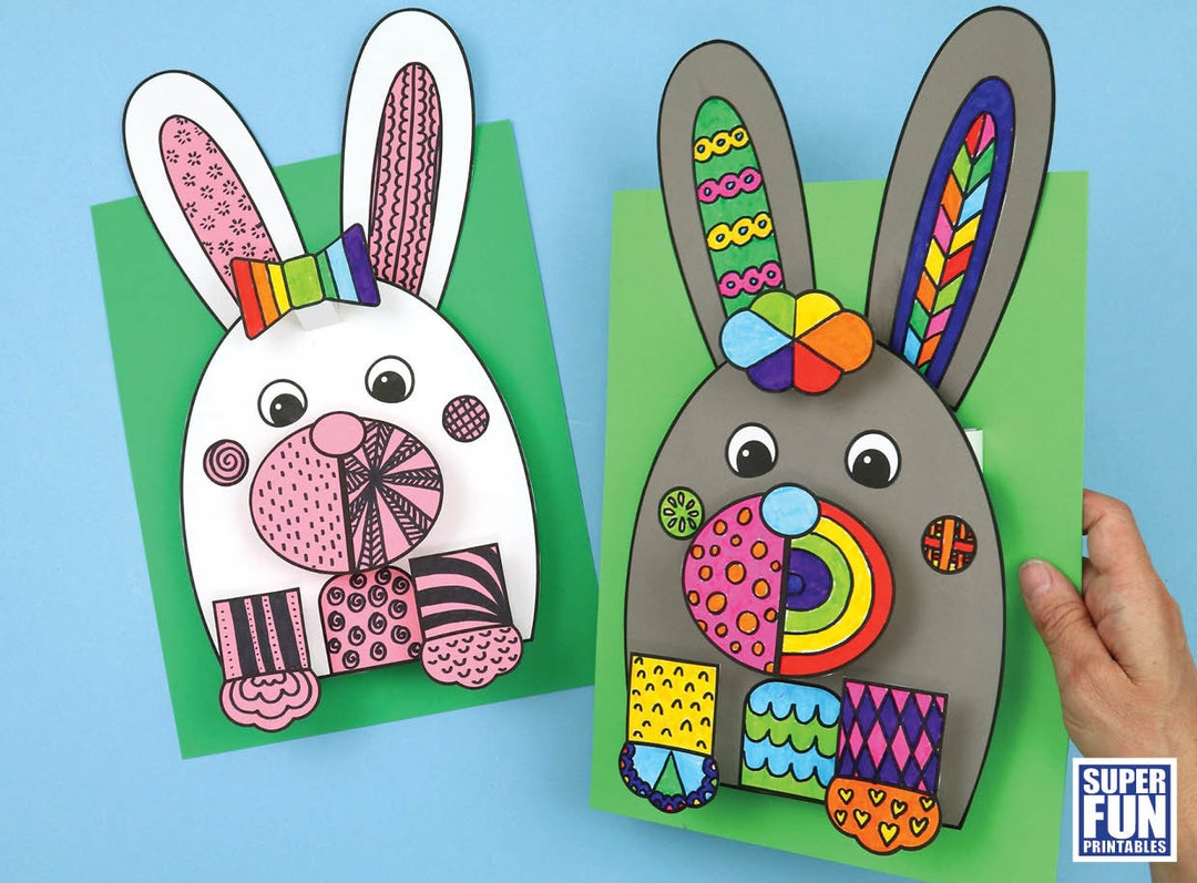 3D Doodle Bunny Craft - Etsy