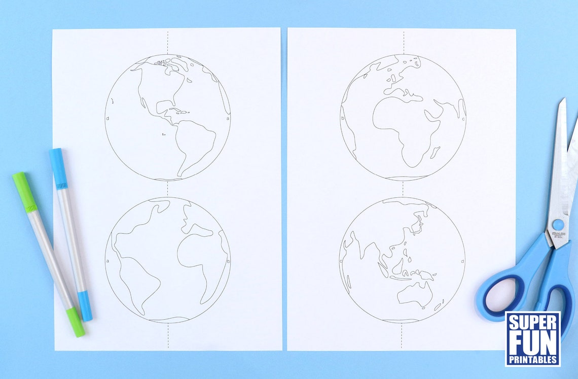 Paper Earth Craft - Etsy