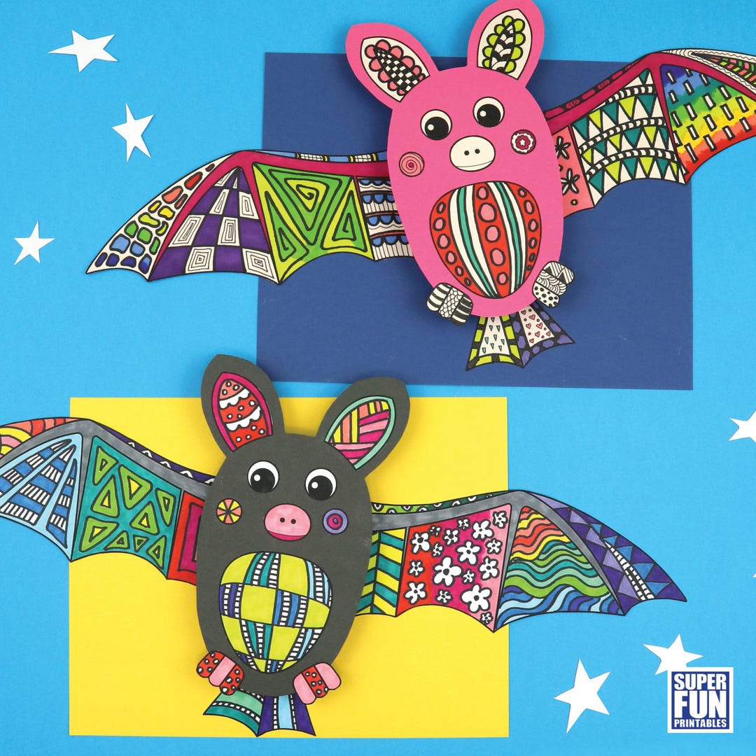 3D Bat Craft - Etsy