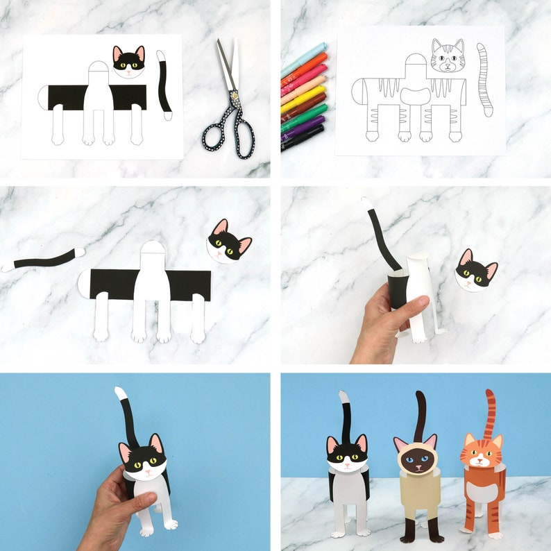 Paper Cats - Etsy