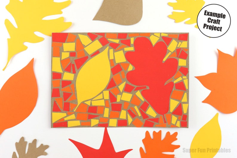 Fall Paper Leaf Templates - Etsy
