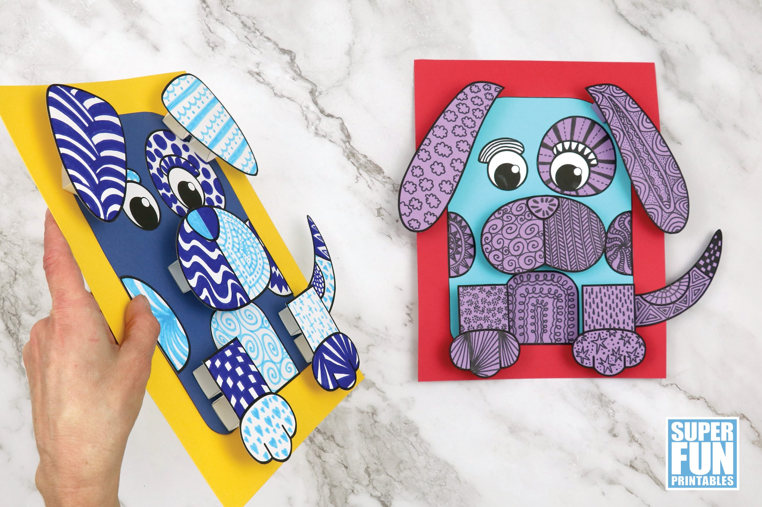3D Doodle Art Dog - Etsy Australia