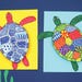3D Pattern Art Turtle - Etsy