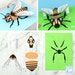 3D Paper Bee Craft With Anatomy Labels - Etsy