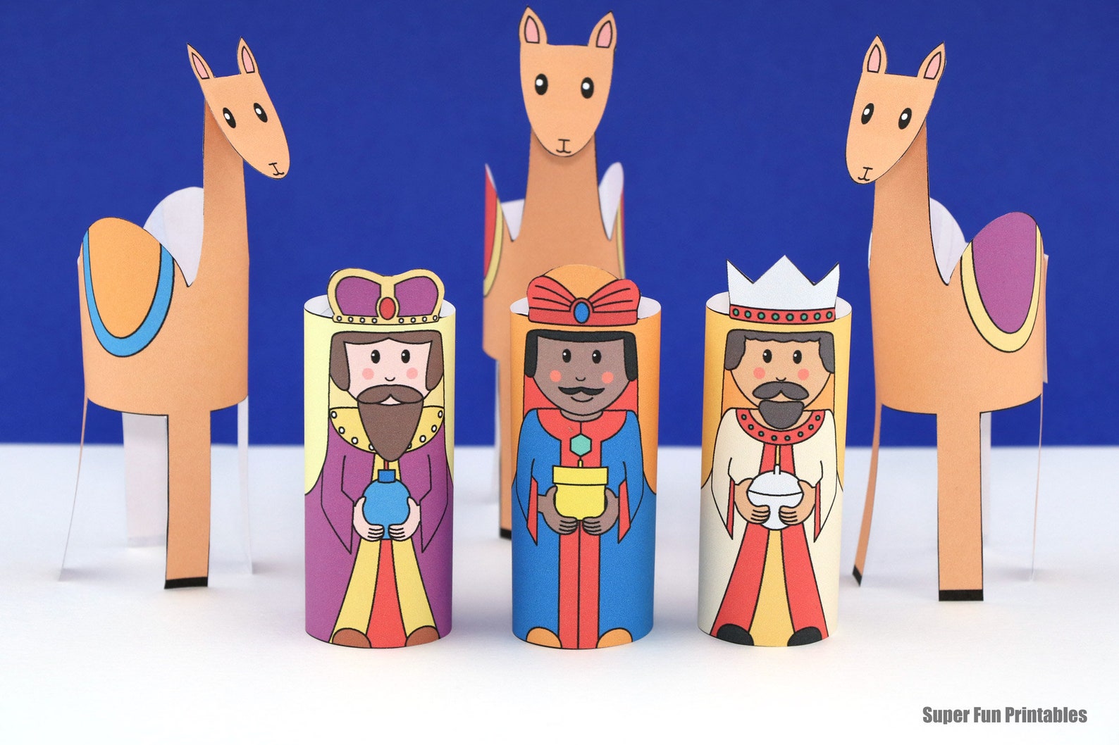 Printable Paper Nativity Scene - Etsy