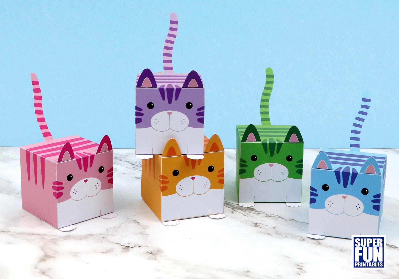 Cube Cats - Etsy