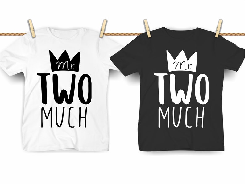 MR Two Much Birthday Shirt 2nd Birthday Birthday King - Etsy